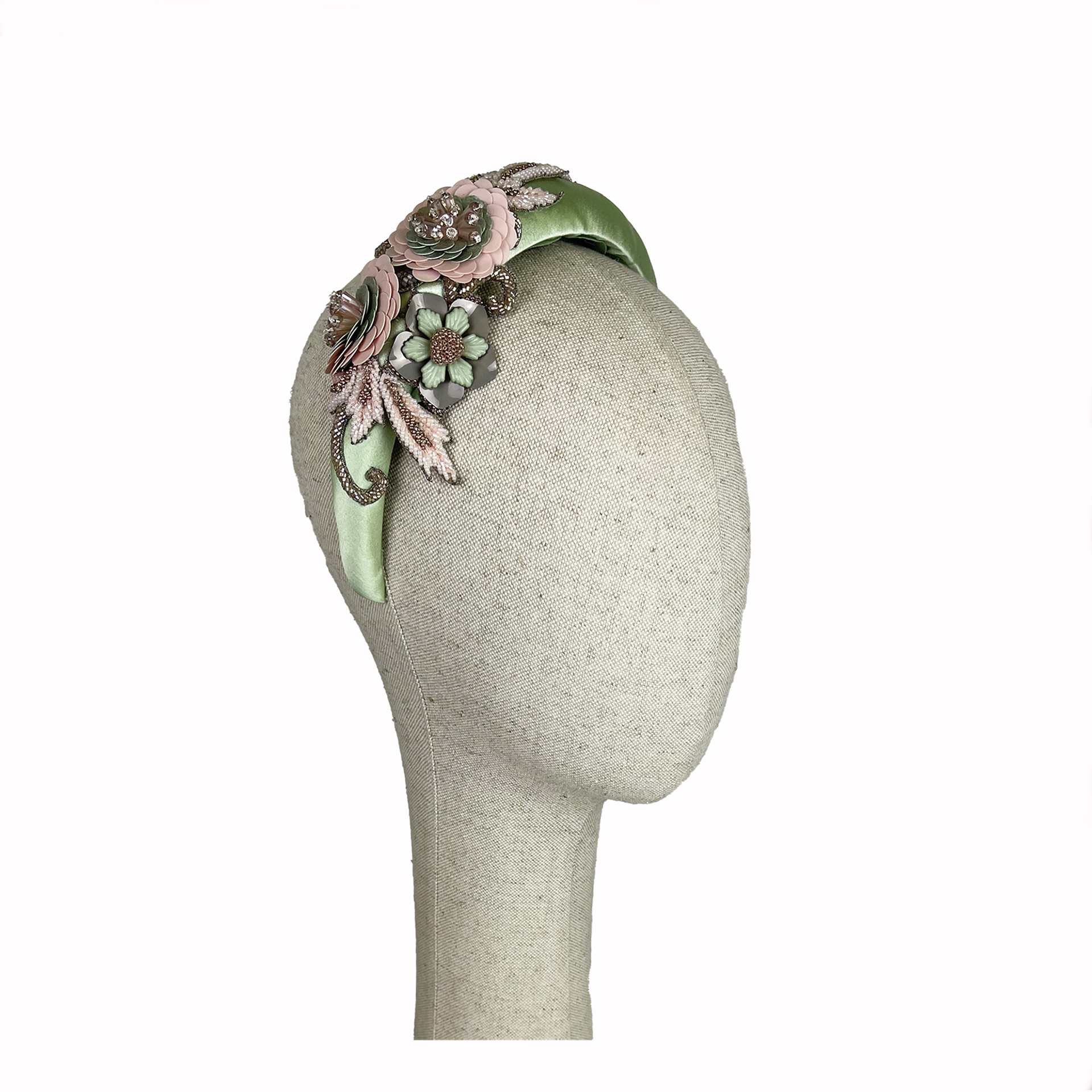 Diadema Airun Modelo Menta Airun Tocados Artesanales